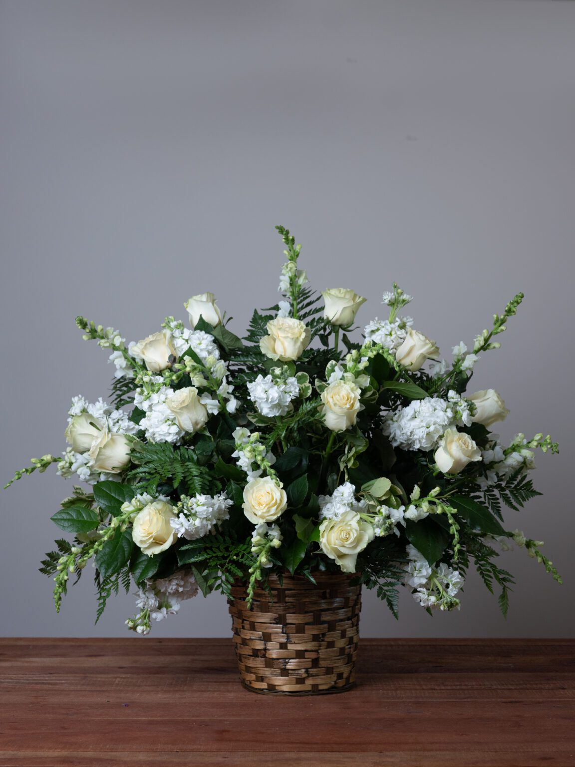 Sympathy Floor Basket Flower Arrangement | Floral Delivery